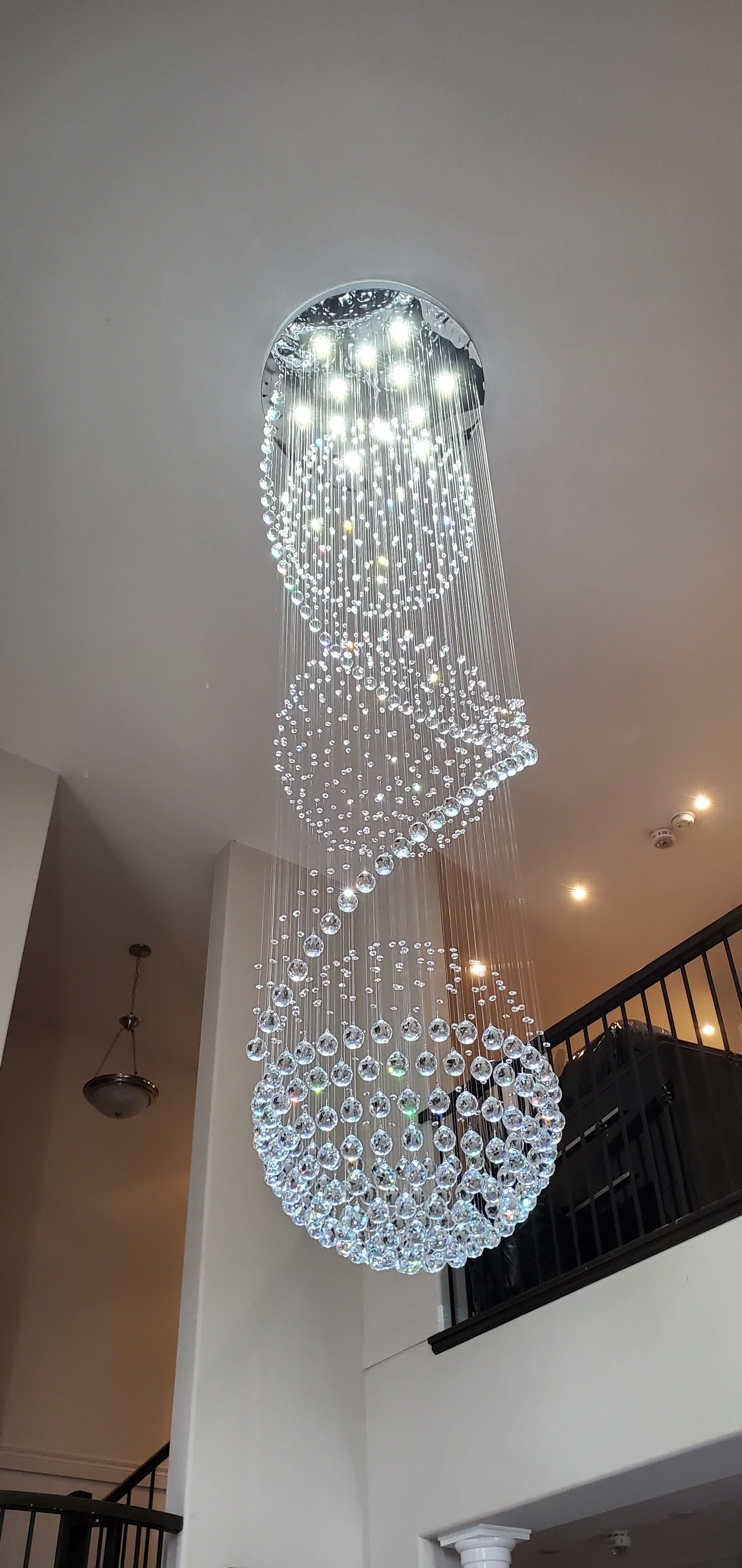 GL9003 High Ceiling Crystal Chandelier | Glorious Lightings